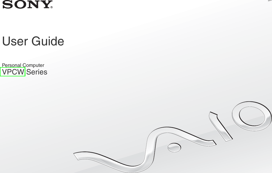 Sony PCG4T1L Personal Computer User Manual 4930 US UG