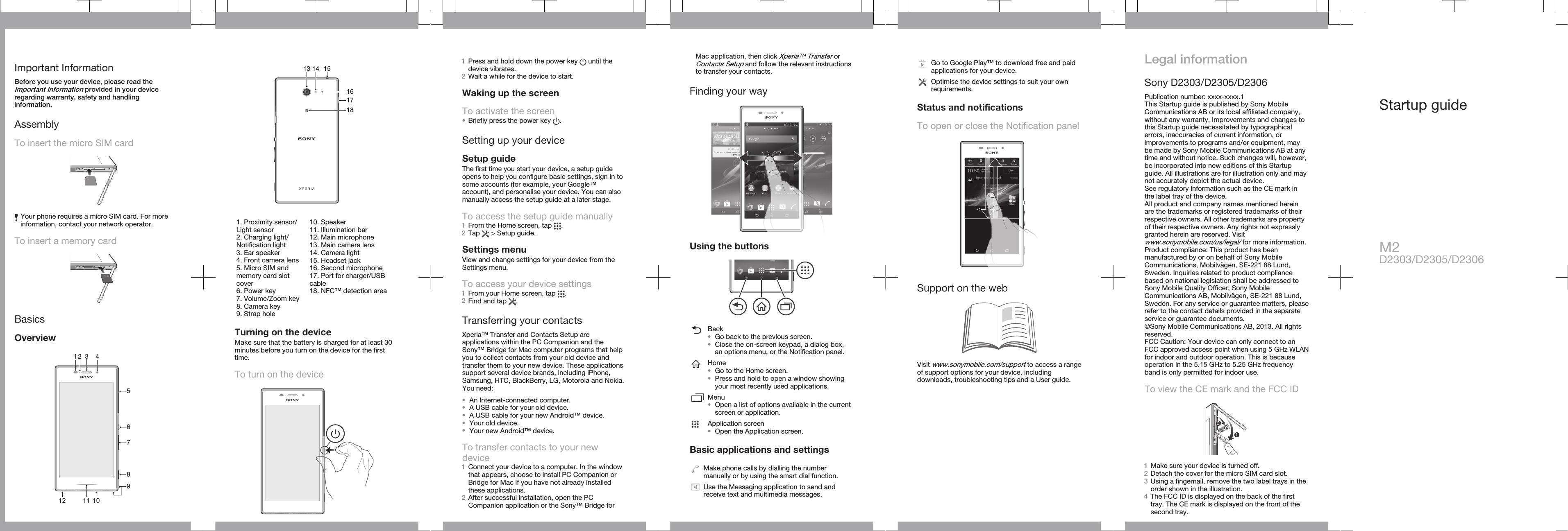 Sony PM-0722 SMART PHONE User Manual Sony Mobile Communications AB