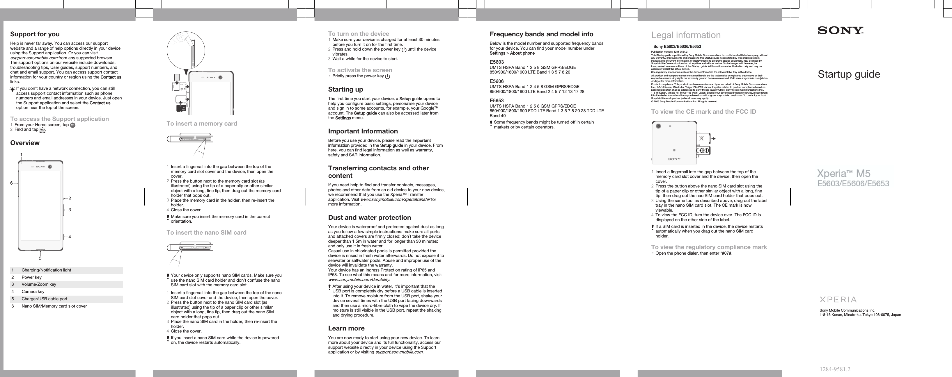 Sony PM0875 PDA Phone User Manual Sony Mobile Communications AB