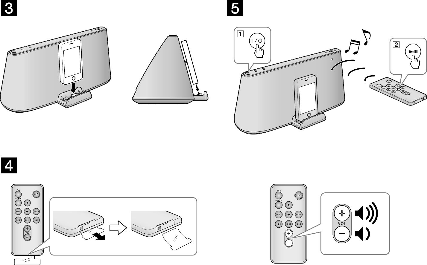 Sony RDP X500IP User Manual Startup Guide RDPX500IP Qs EN FR ES
