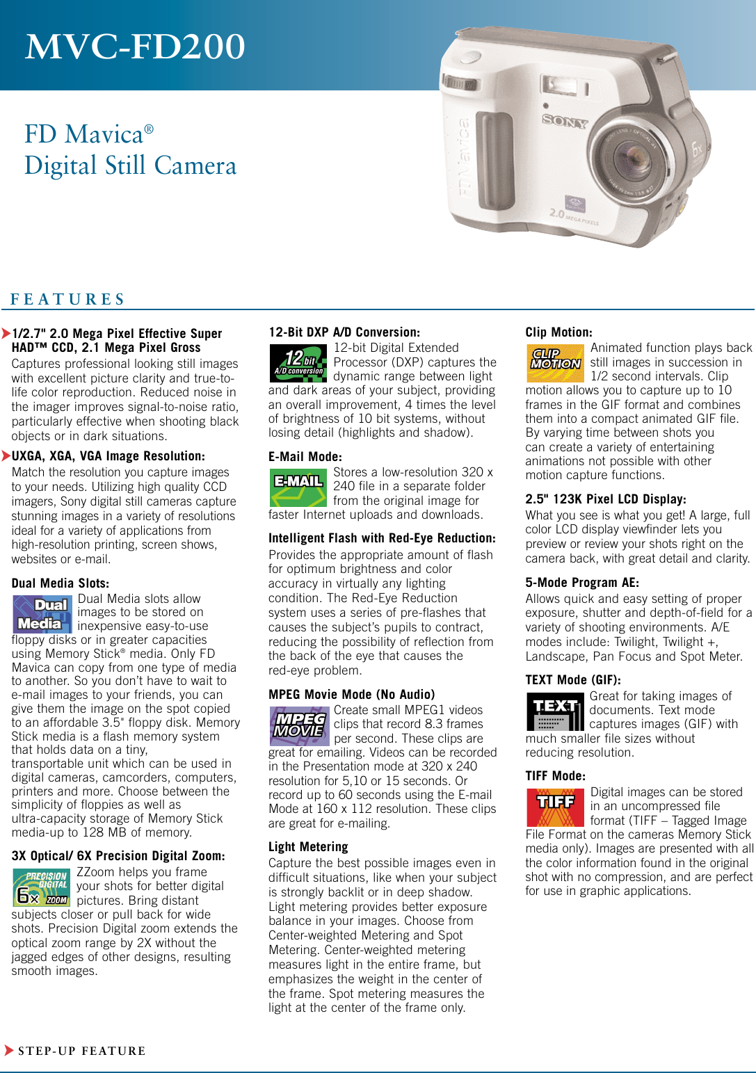 Sony Fd Mavica Mvc Fd200