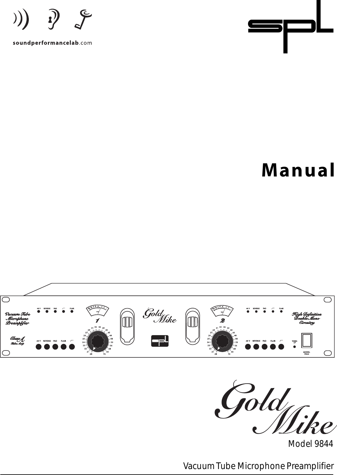 Sound Performance Lab 9844 Users Manual