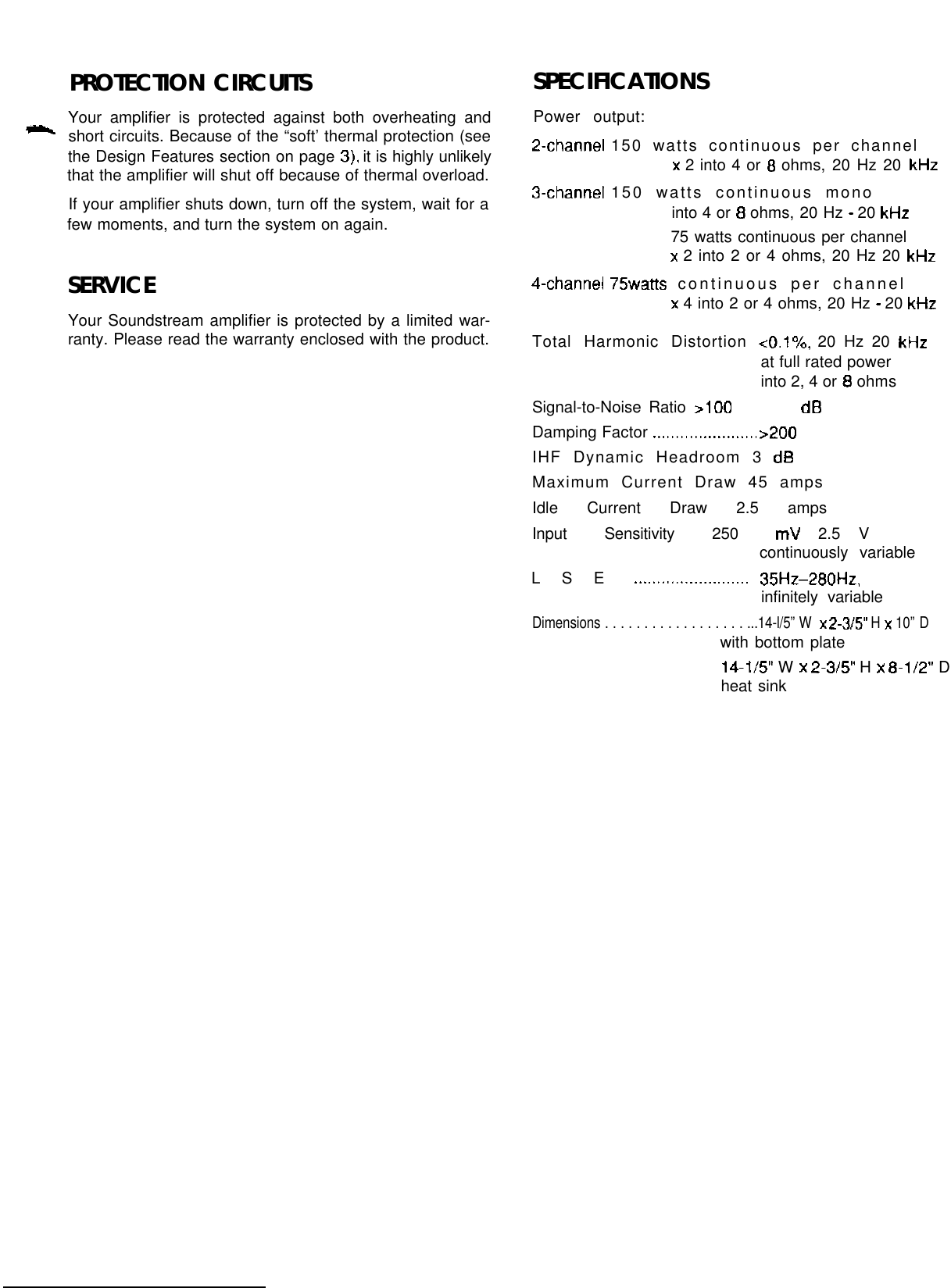 Soundstream Technologies Mc 300 Users Manual