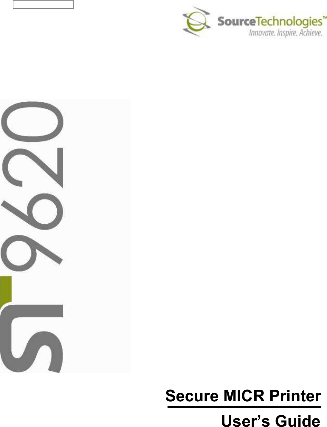 Source Technologies Sti Micr St9620 Users Manual 1