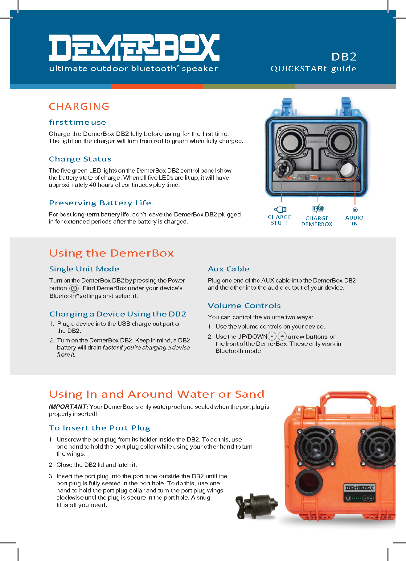 Southern Ground Audio DB2 DEMERBOX User Manual