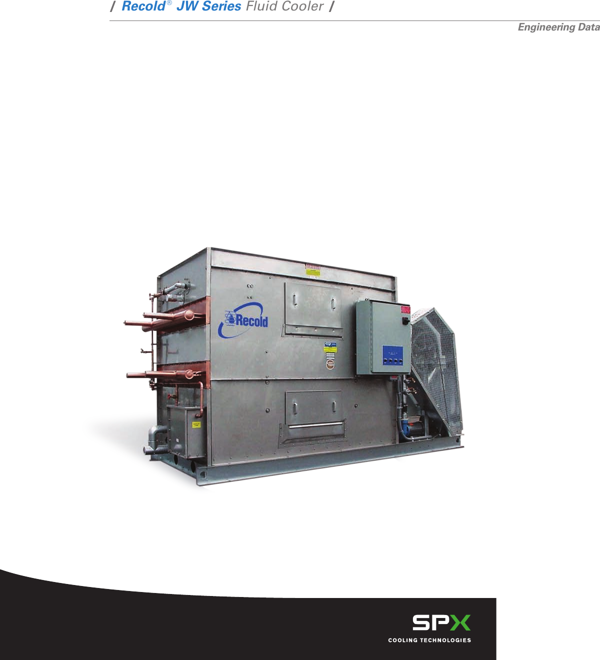 Spx Cooling Technologies Recold Jw Series Users Manual
