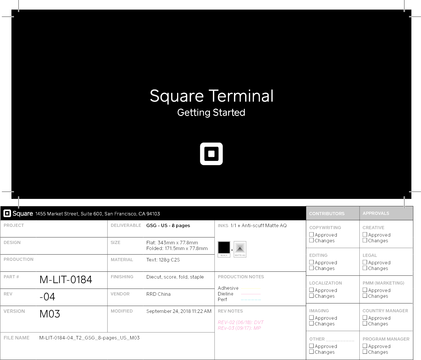Square SPD1 POS Terminal User Manual