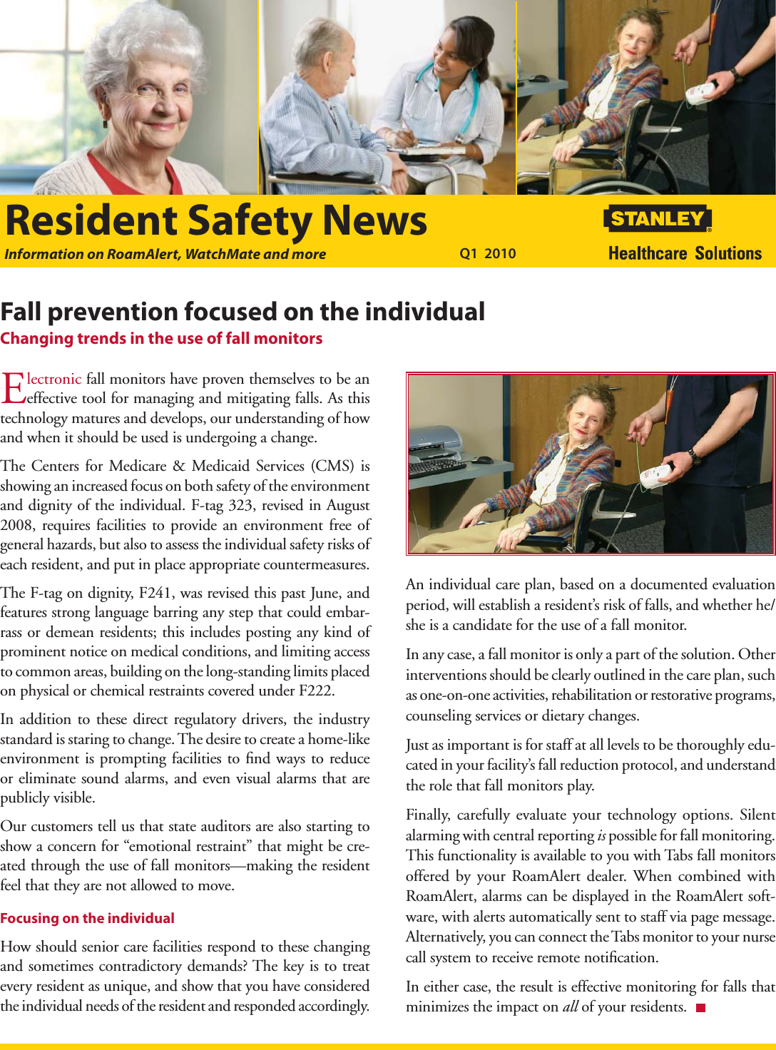 Stanley Security Resident_Safety_News_Q1_2010 Resident Safety ...