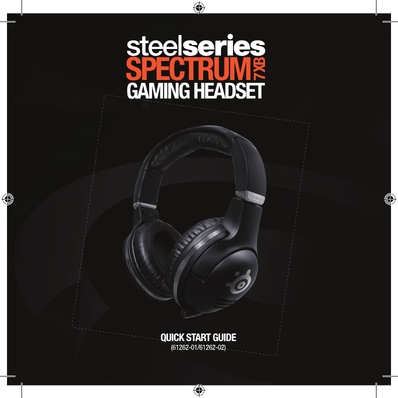 SteelSeries ApS 6126202 2.4GHz STEREO HEADSET User Manual 7xB qsg May6 ...