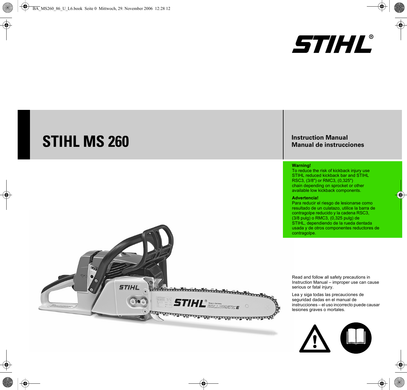 Stihl Ms260 Manual