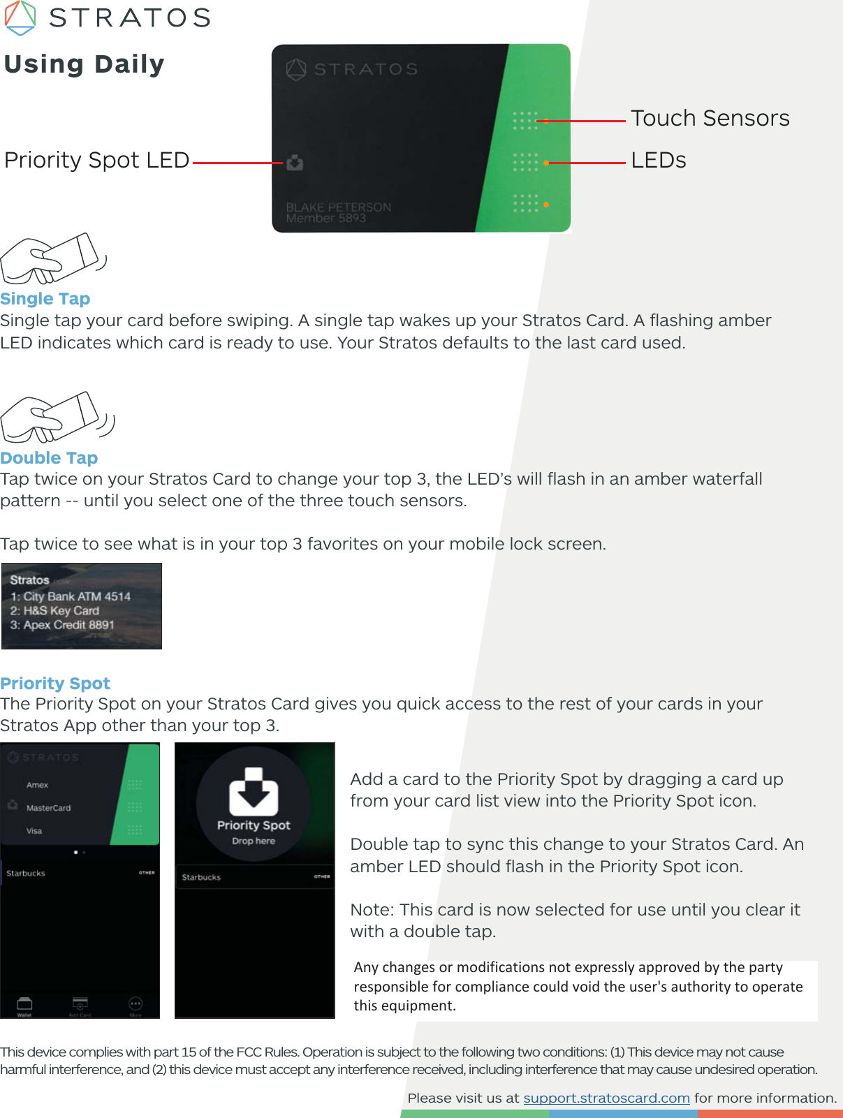 Stratos Technologies STRCD01A Stratos Card User Manual Stratos Users ...