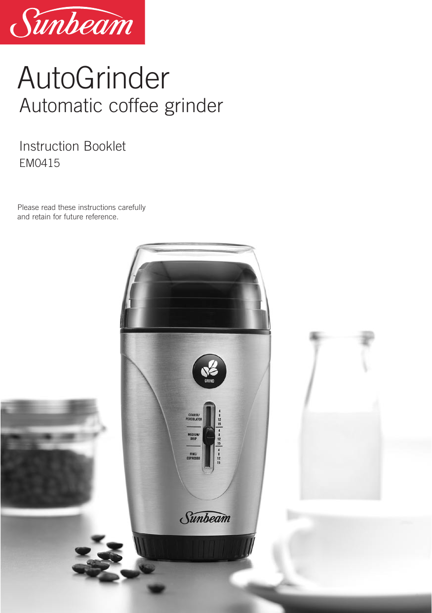 Sunbeam Em0415 Users Manual EM0415_IB