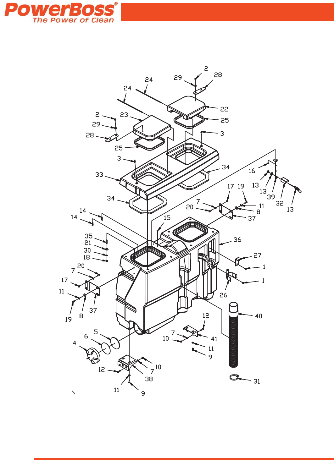 988752 Nautilus Hi Dump Rev B Powerboss Ride On Sweeper, 41% OFF
