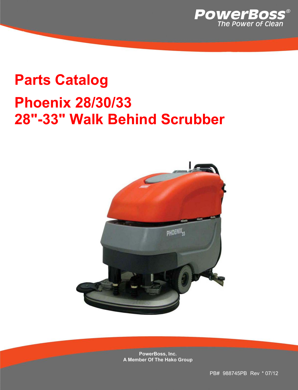 PARTS PUBLISHER Workbench Phoenix 28_30_33 (PB) (7311.43) Powerboss ...