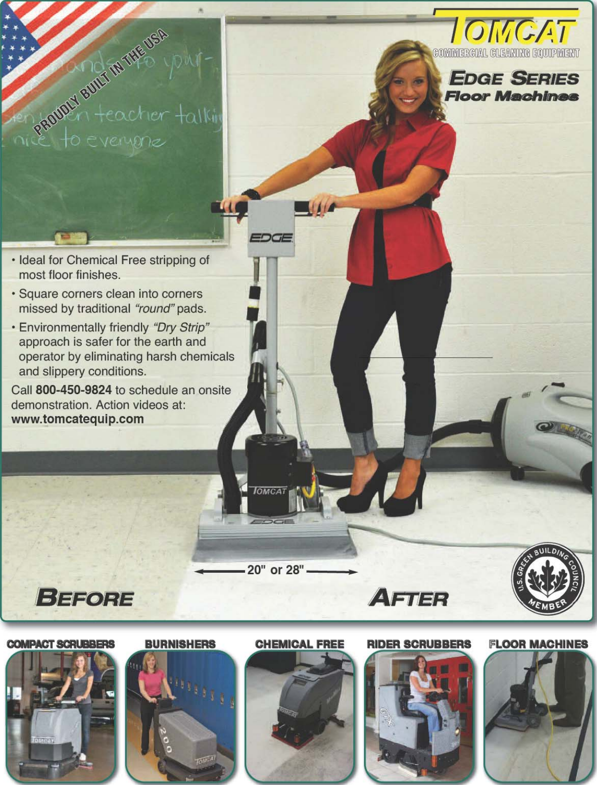 EDGESTICK BROCHURE TC Tomcat edge orbital floor scrubber specifications