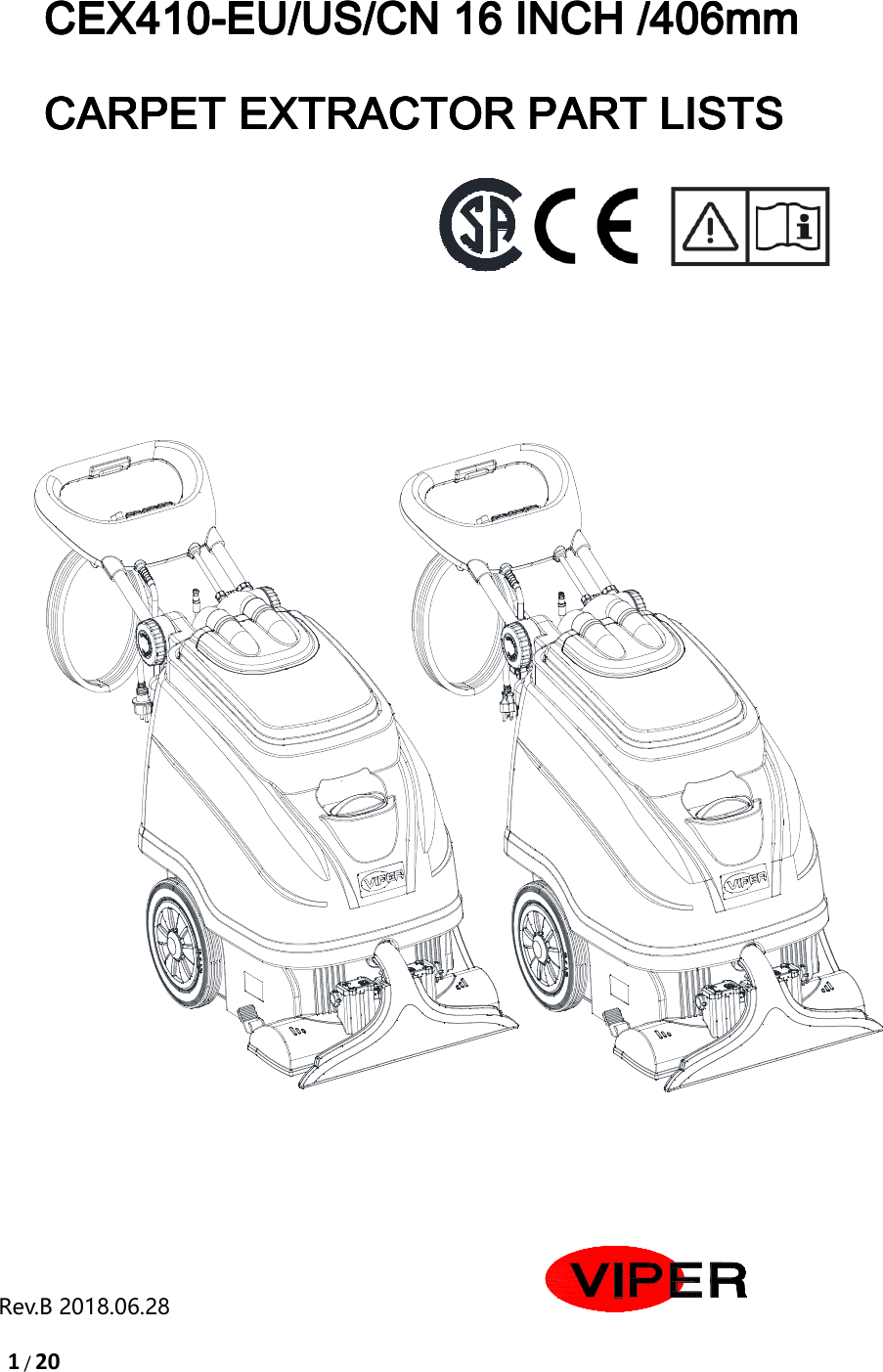 ( CEX410 EU.US.CN Spare Parts\243\2502018.05.04\243\251) Viper walk ...