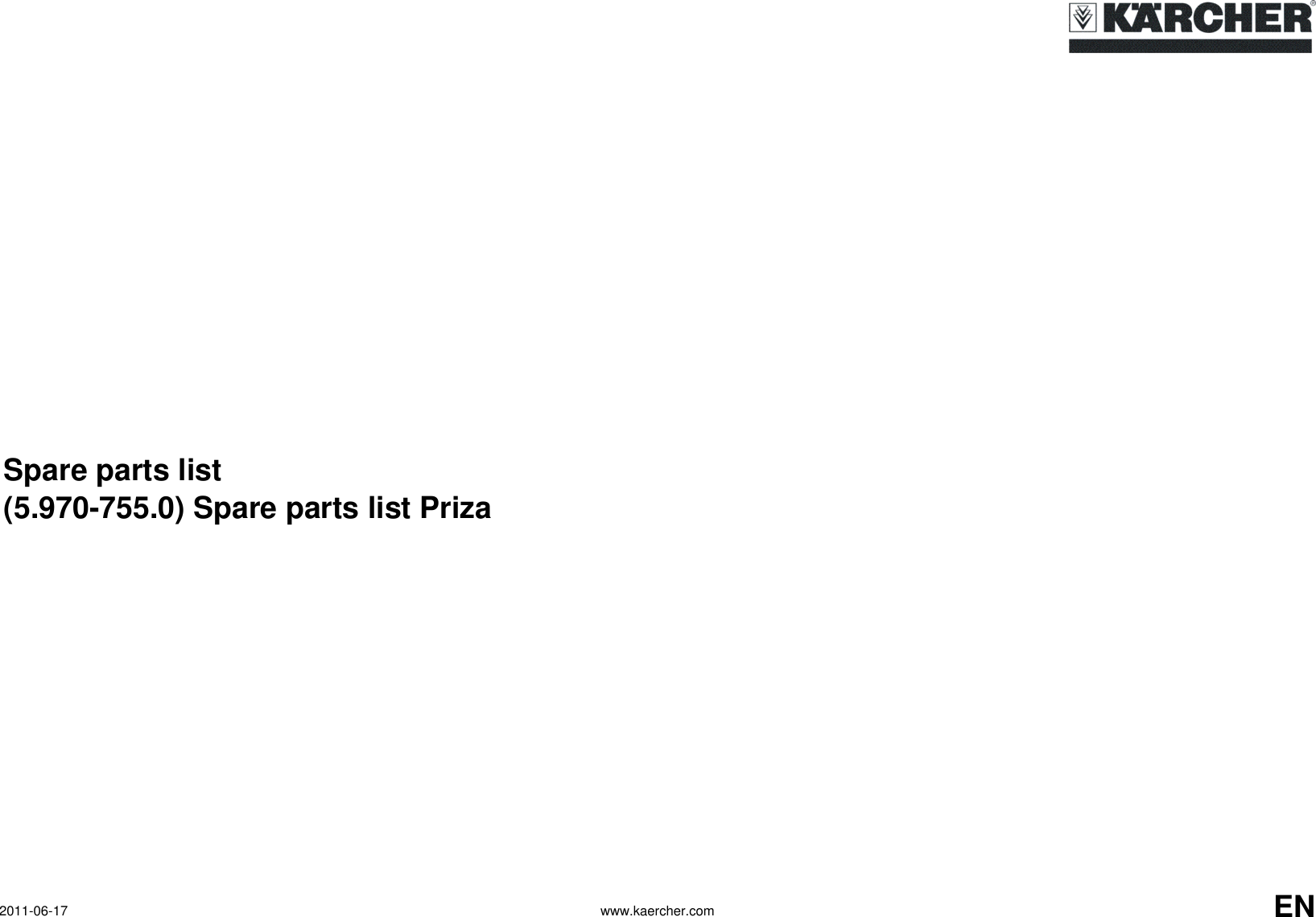 Windsor priza carpet extractor parts manual