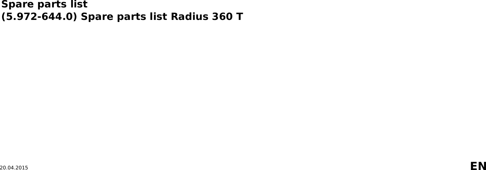 Windsor radius 360 t walk behind floor sweeper parts manual