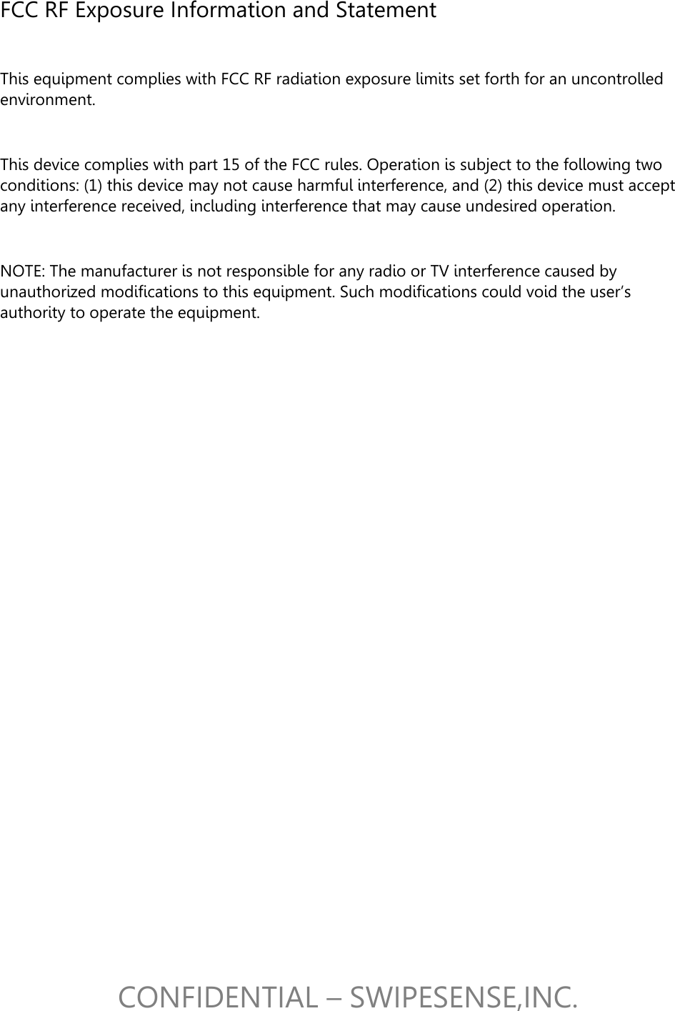 SwipeSense HUB001 Room Hub User Manual