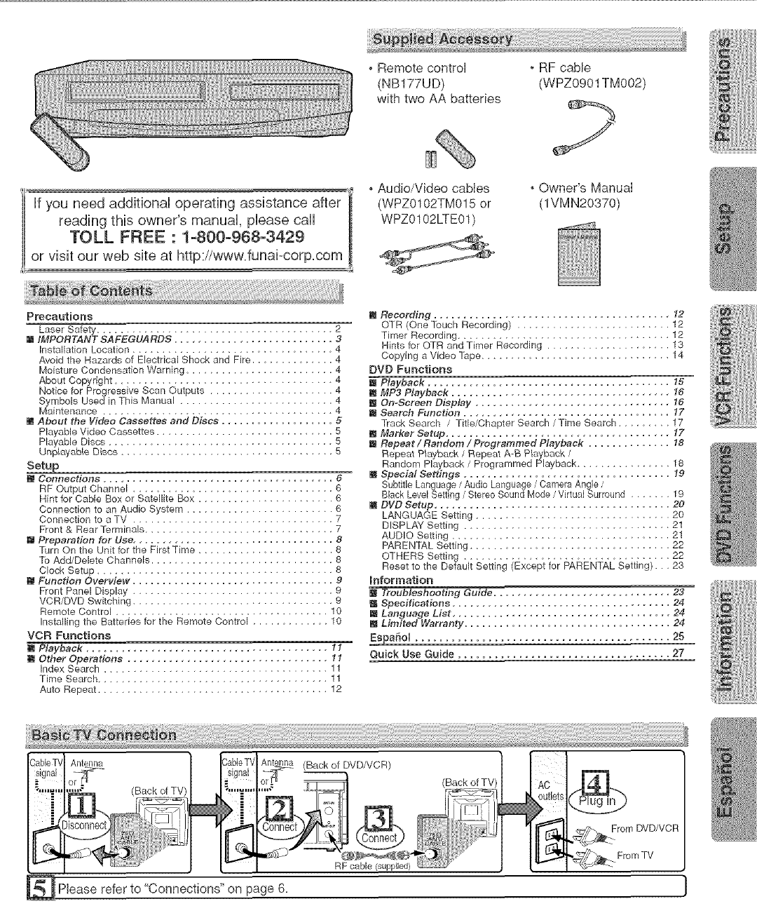 Sylvania DVC840F User Manual DVD/VCR Manuals And Guides L0520827