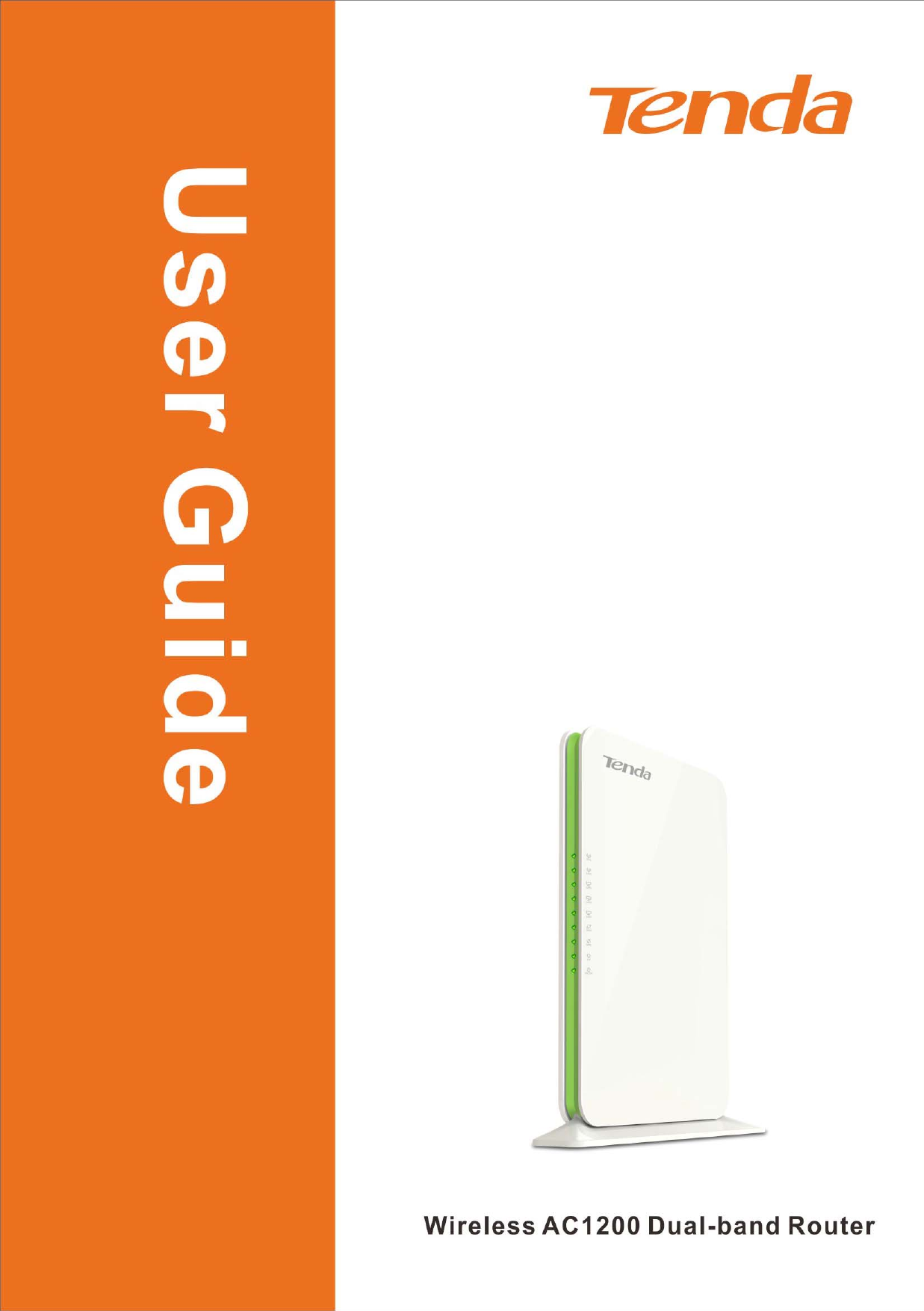 TENDA TECHNOLOGY F1200 Wireless AC1200 Dual-band Router User Manual part1