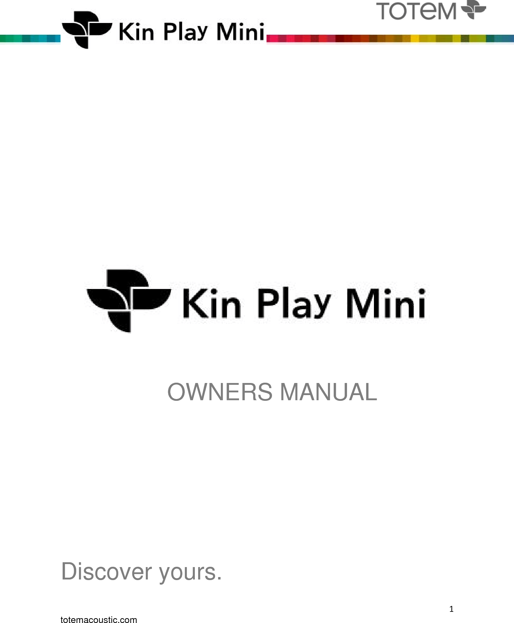 TOTEM ACOUSTIQUE KINPLAYMINI Active Speaker Discussion and FAQ Kin Play ...