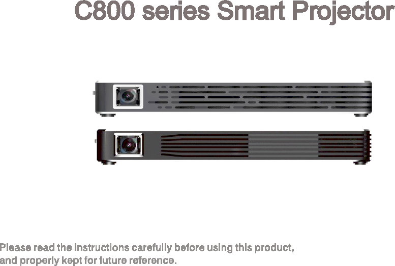 TOUMEI TECHNOLOGY C800S Smart Projector User Manual 1