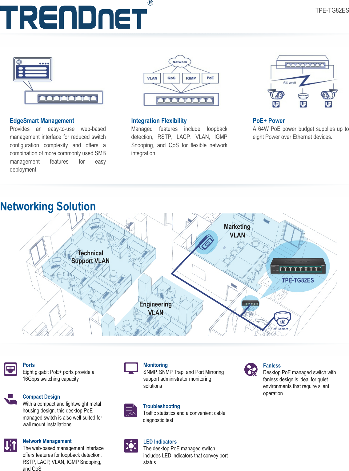 TRENDnet EN Datasheets TPE TG82ES (v1.0R)