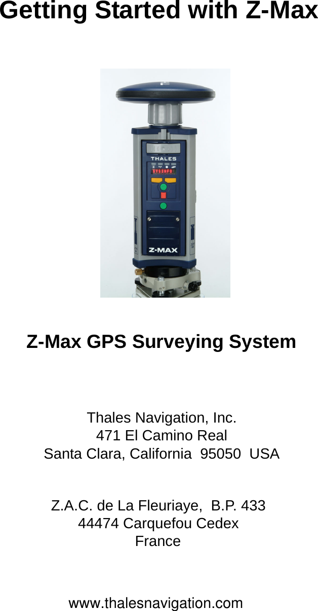 TRIMBLE EUROPE 800963 GPS Surveying Device with Built In Bluetooth User ...