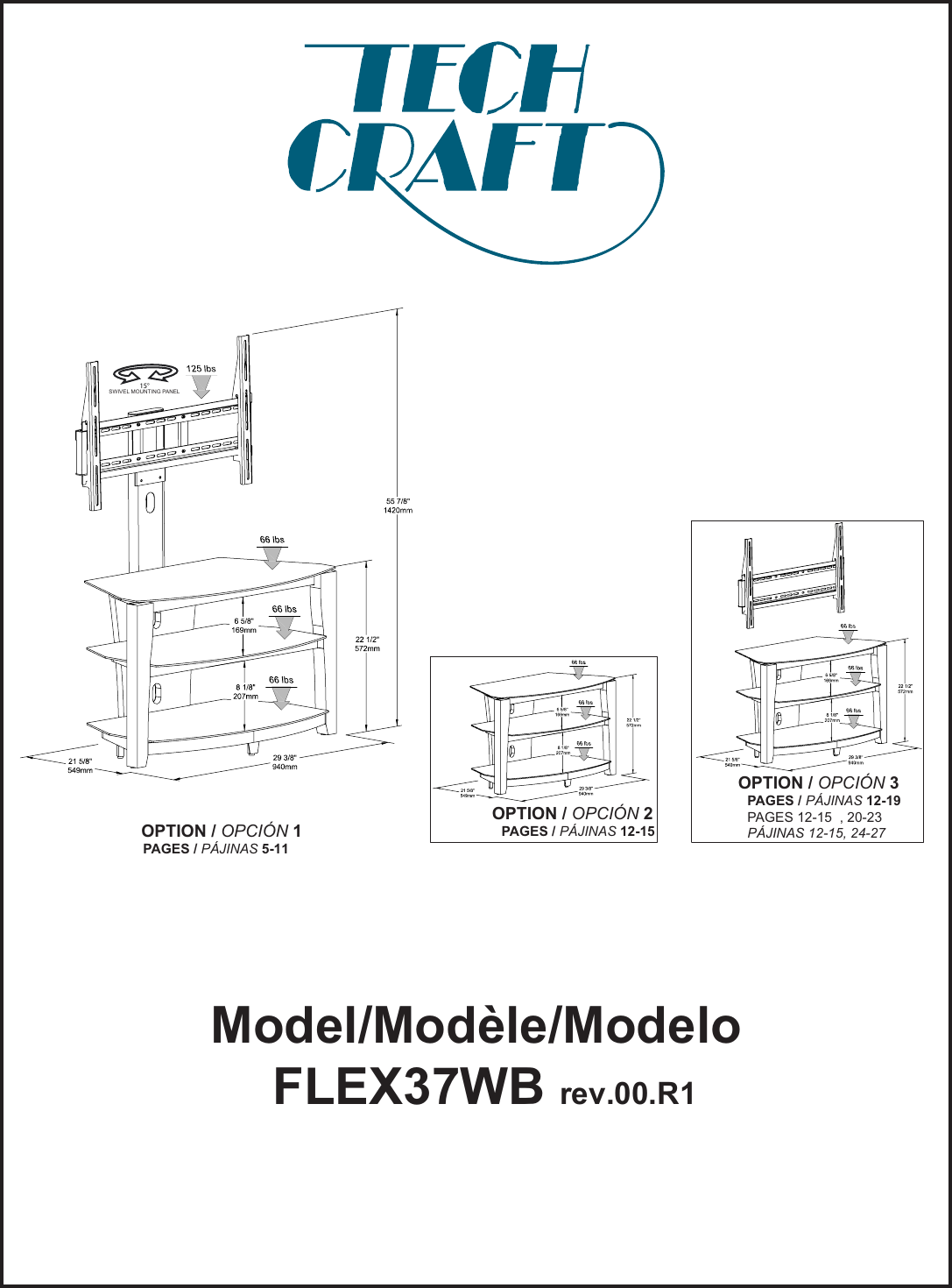 Tech Craft Flex37Wb Users Manual FLEX52W