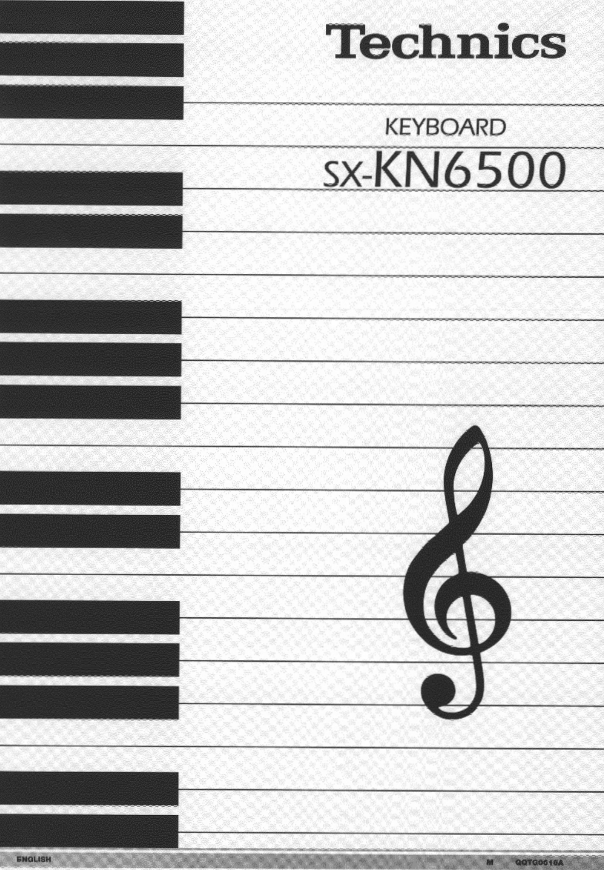 Technics Sx Kn6500 Users Manual PDF File Created From A TIFF