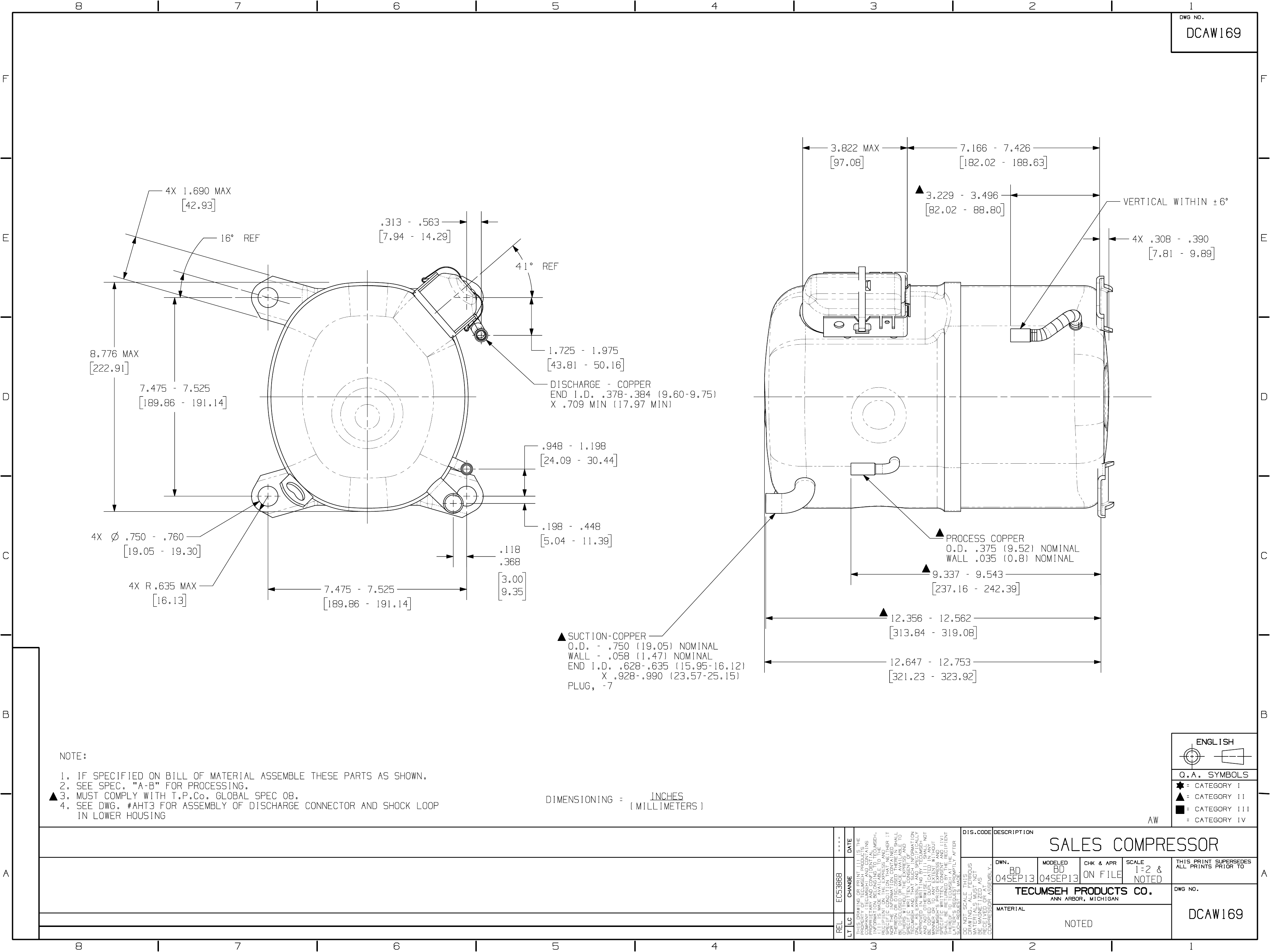 Tecumseh Awa2480Zxt Drawing Data