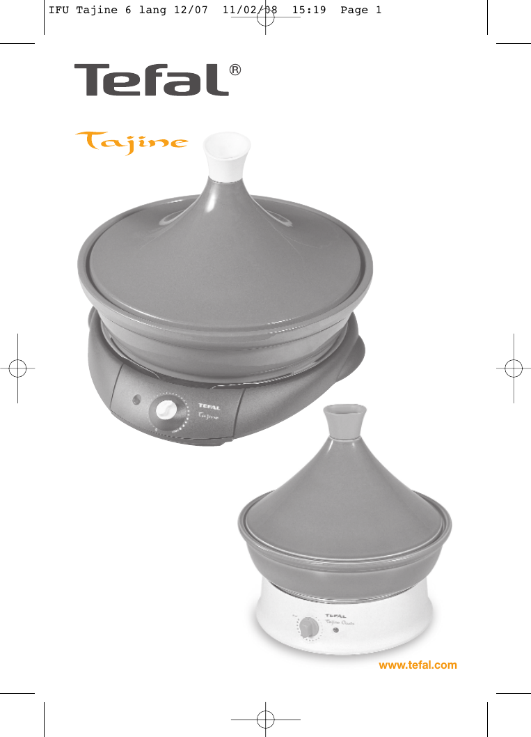 Tefal 3939812 Instruction Manual IFU Tajine 6 Lang 12/07
