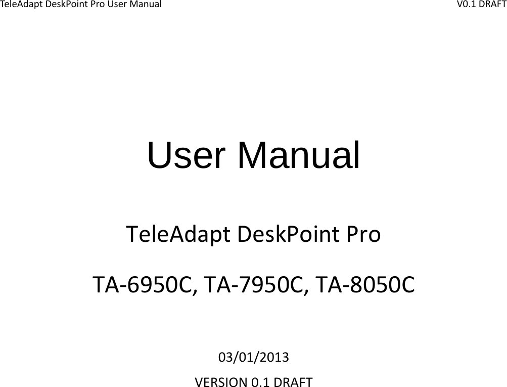 TeleAdapt TA-6950C SPREAD SPECTRUM DEVICE(WIRELESS LAB ACCESS POINT ...