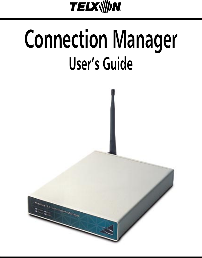Telxon CM-AER WLAN Transmitter Module User Manual Connection Manager ...