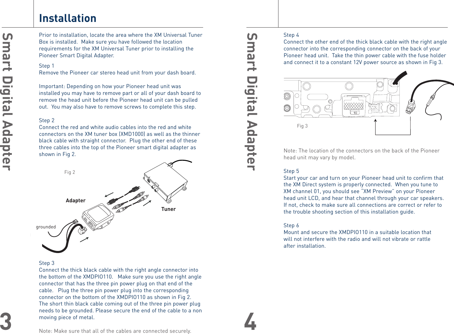 Terk Technologies Xmdpio110 Users Manual T4 0088 PioDigAdapter OM.qxp