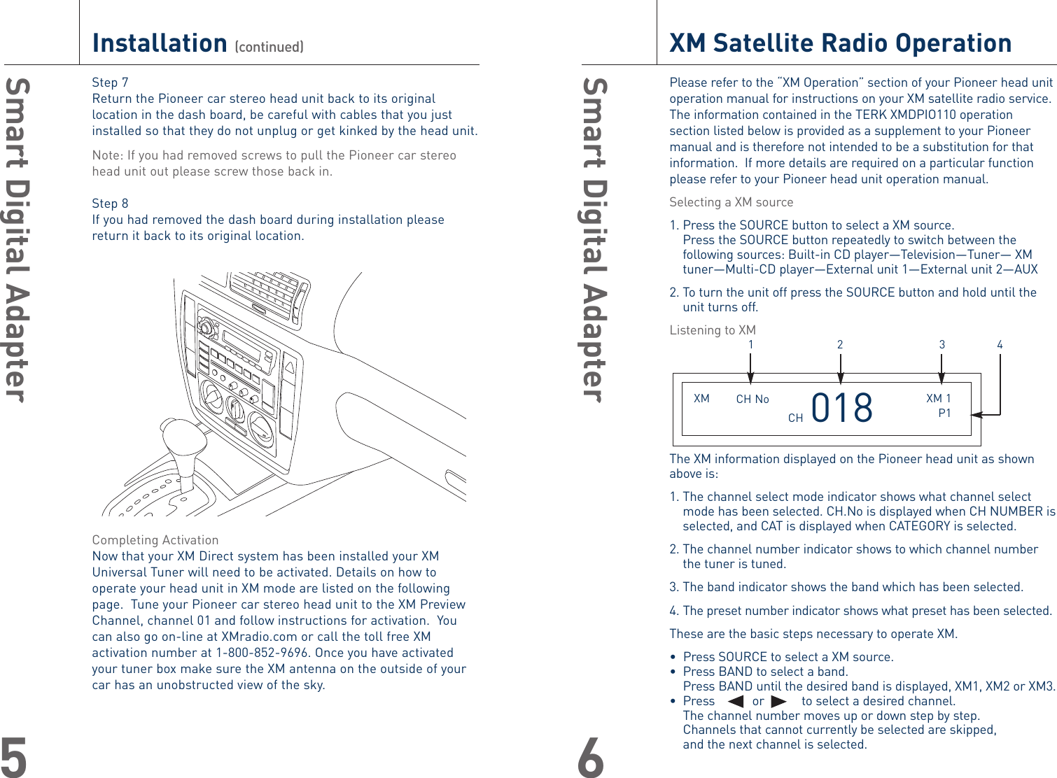 Terk Technologies Xmdpio110 Users Manual T4 0088 PioDigAdapter OM.qxp
