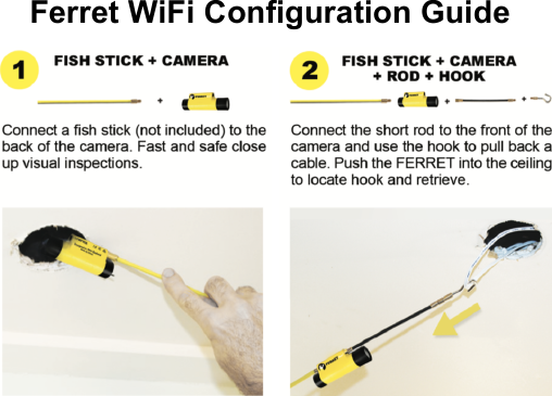 The Cable Ferret CFWF50A Ferret WIFI camera User Manual