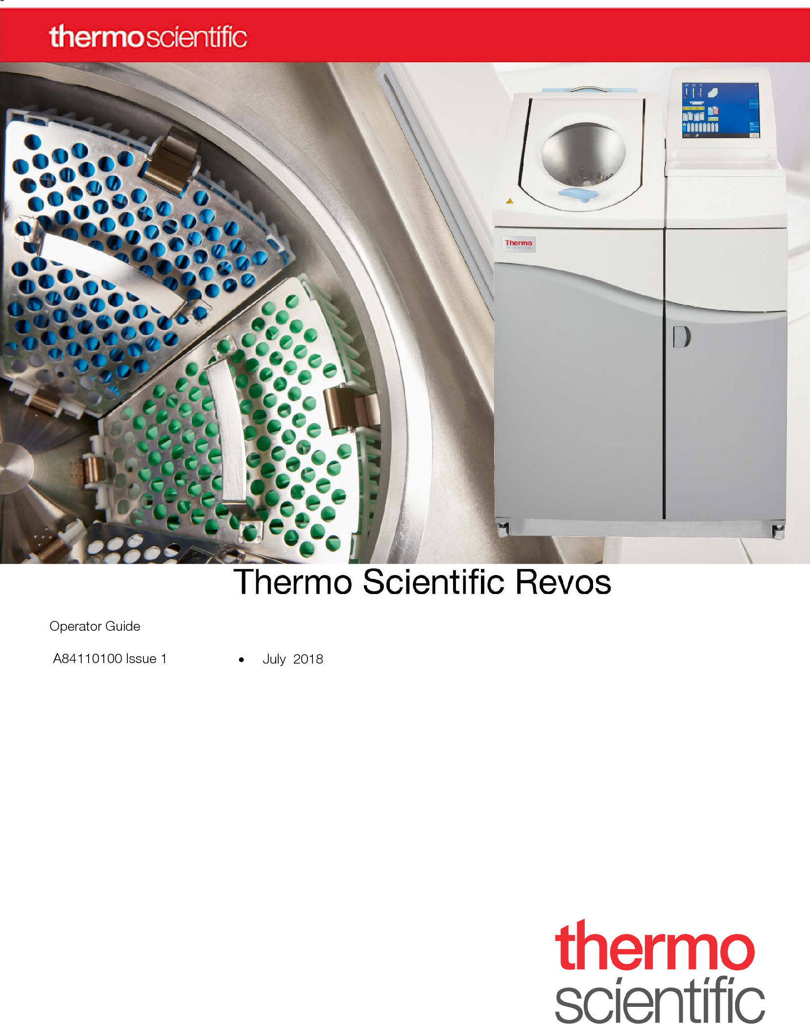 Thermo Shandon A84100090 REVOS A84110001 User Manual