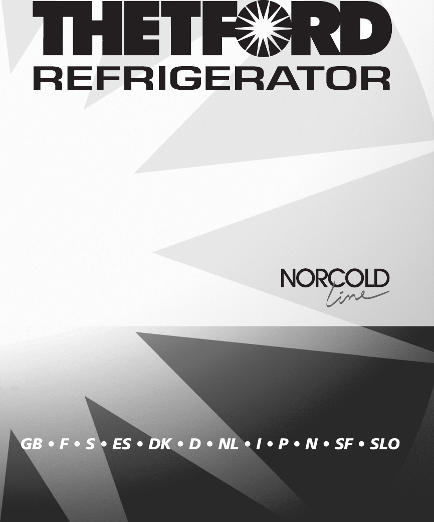 Thetford Refrigerator N100 Users Manual