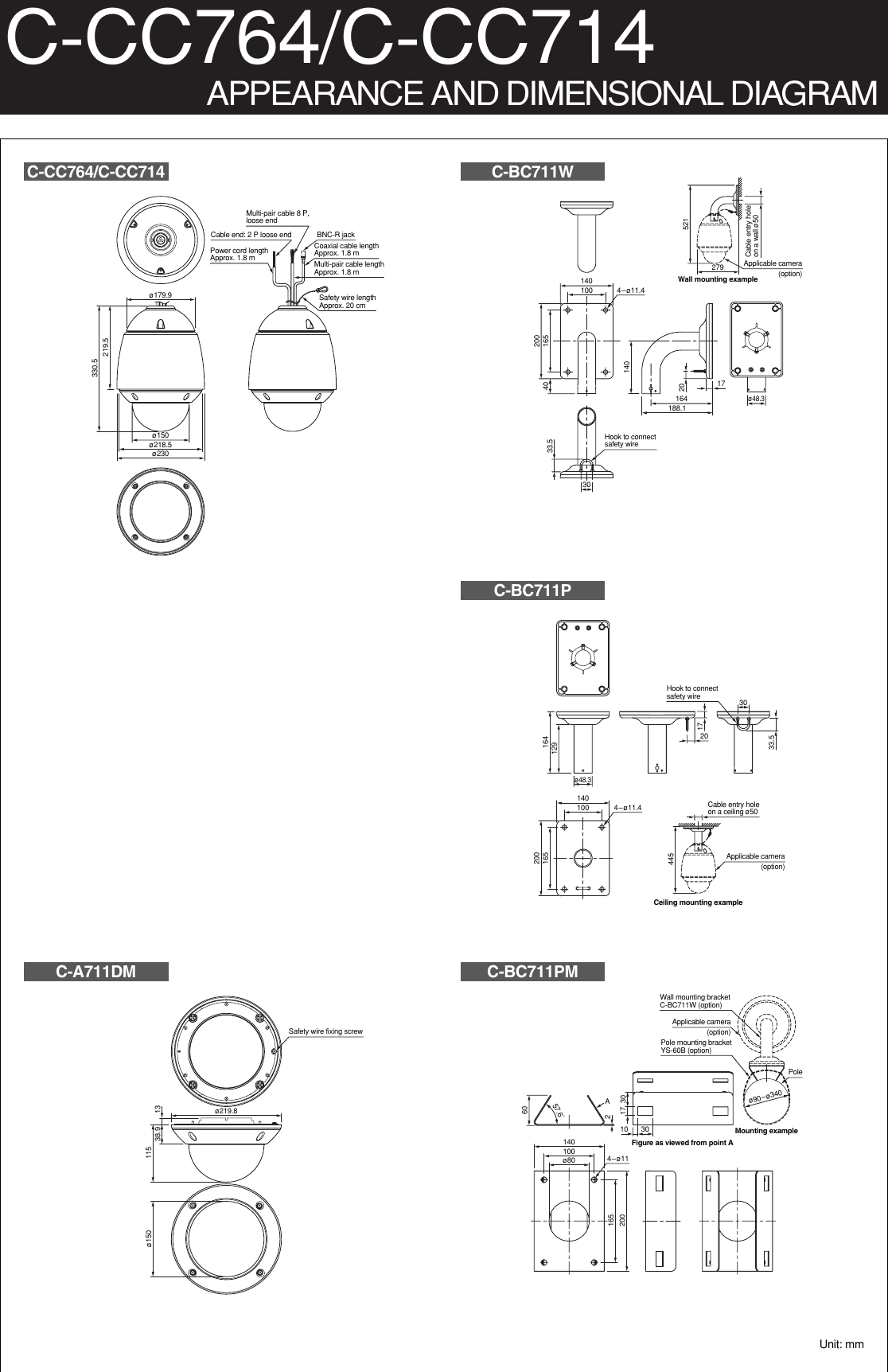 Toa Electronics C Cc764 Users Manual New_comb