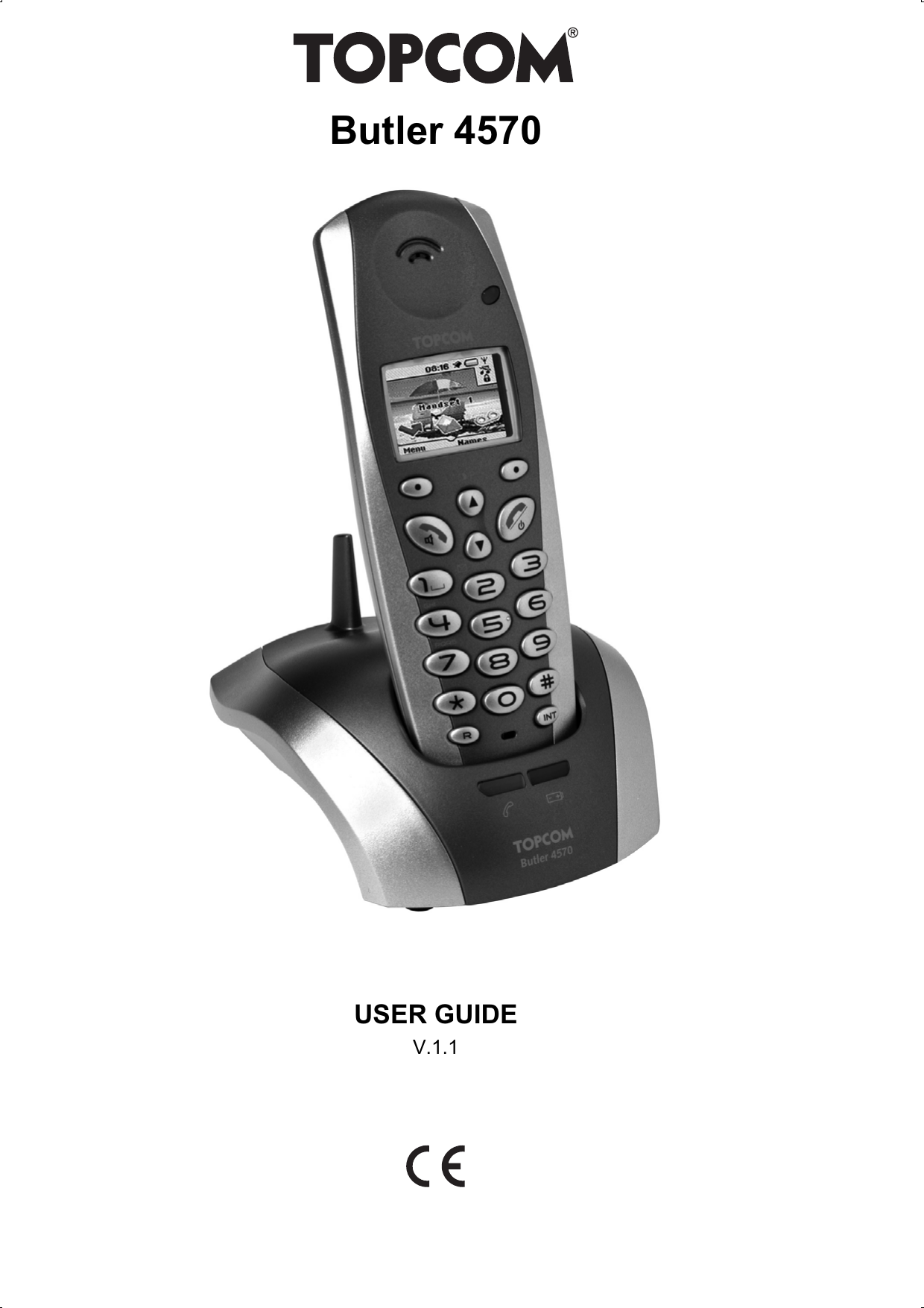 Topcom Butler 4570 Users Manual B4570_UK.Book