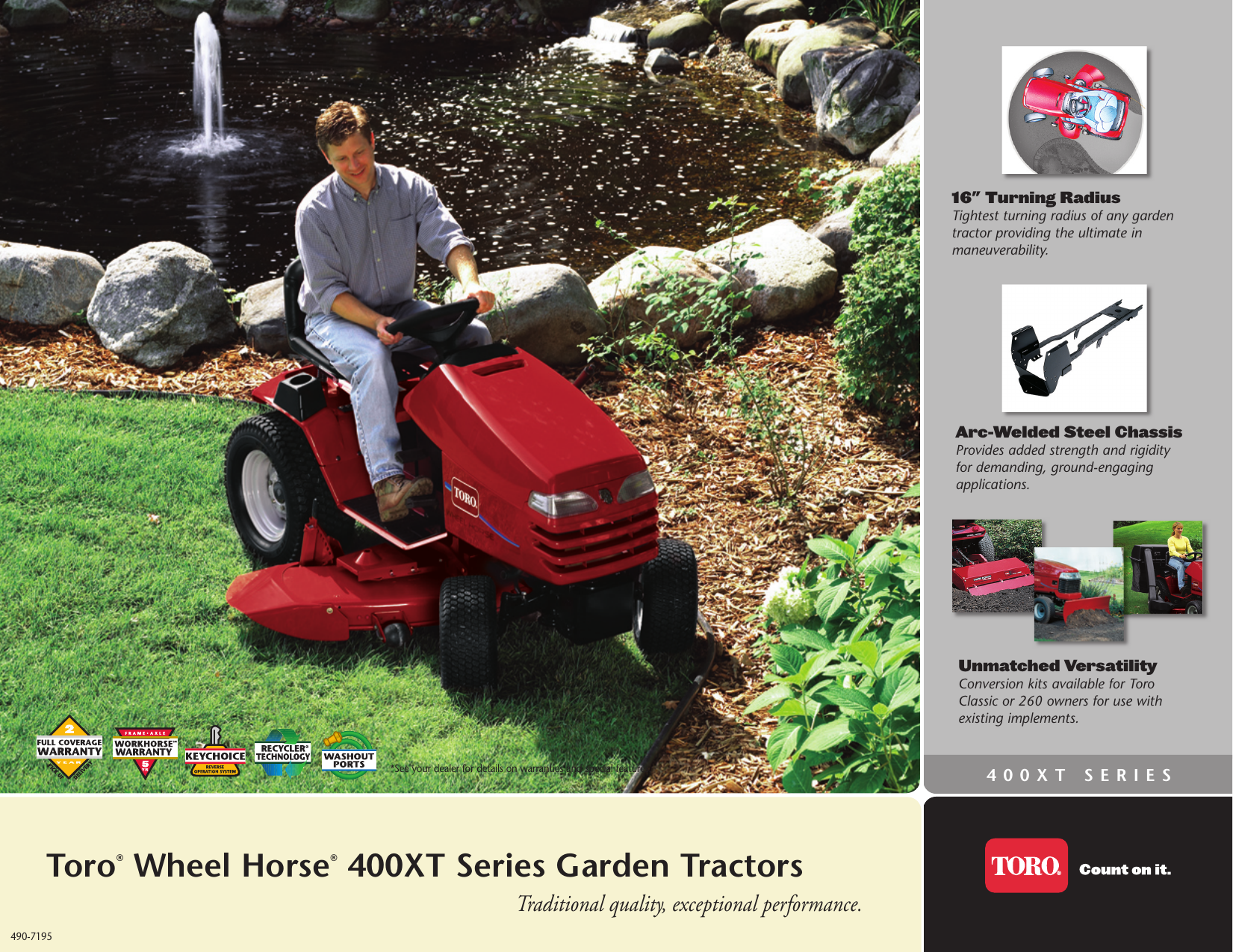 Toro 400XT 490 7195_400_lo User Manual To The Aa1b8b8d 3e0c 4d76 afb5 ...
