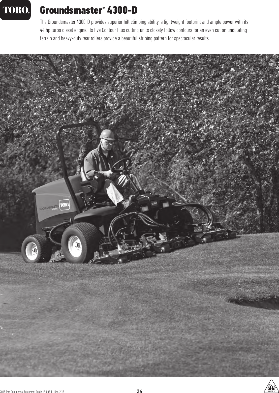 Toro Groundsmaster 4300 D 30859 Specifications