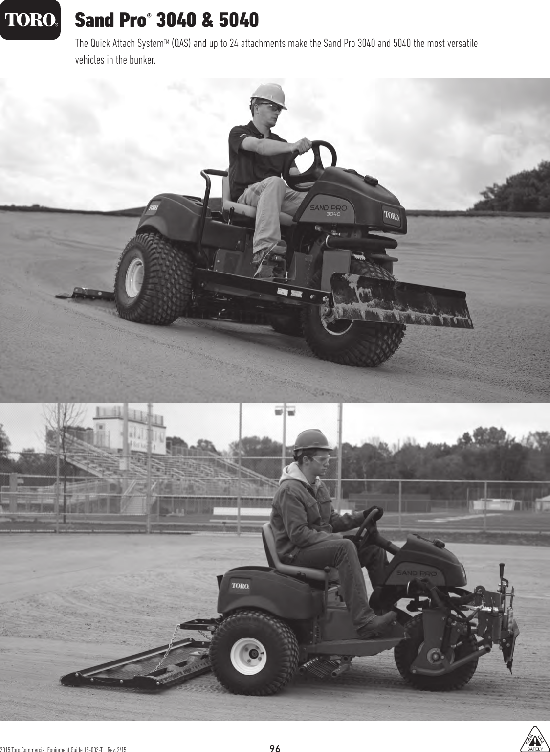 Toro Sand Pro 3040 08703 Specifications