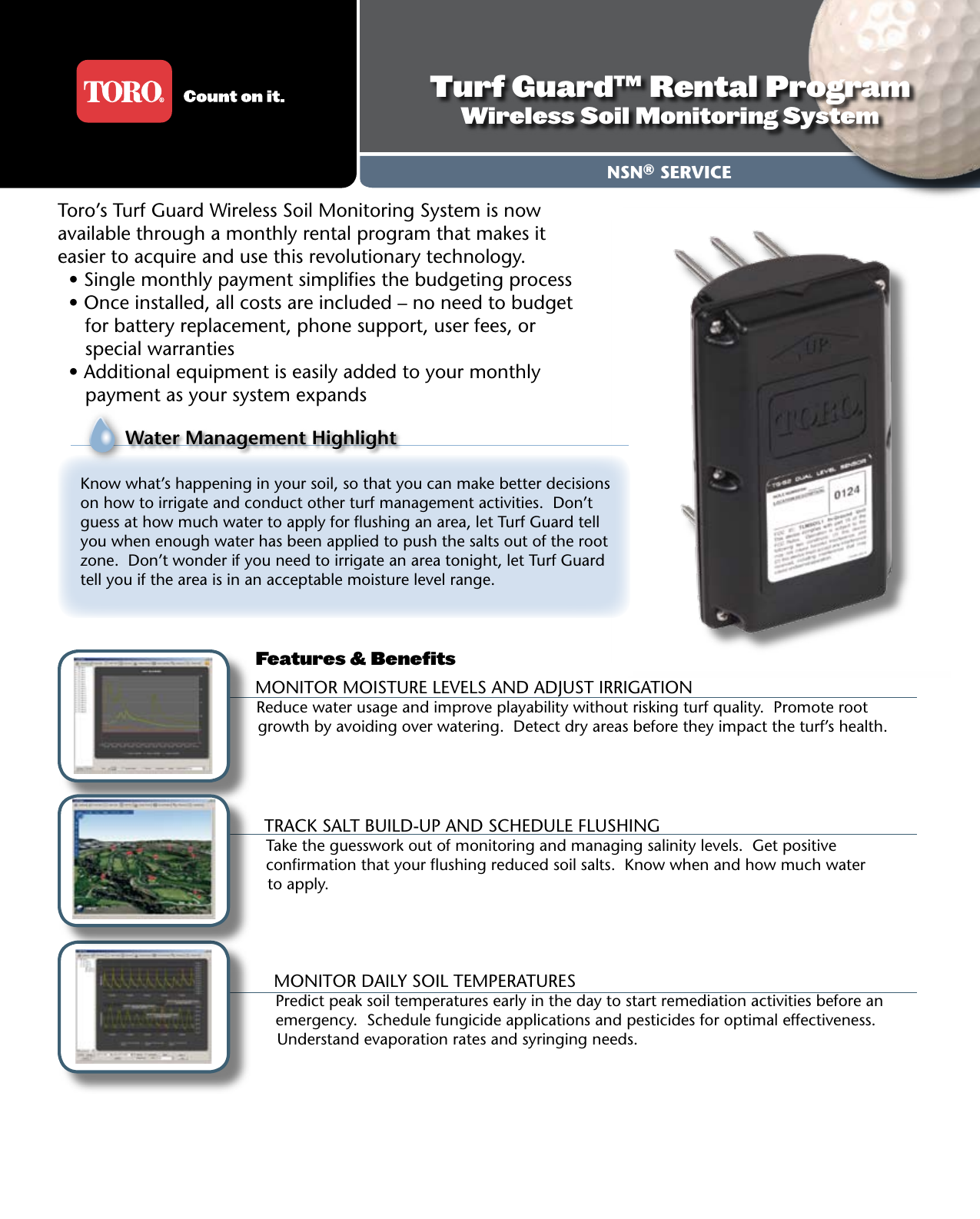 Toro Turf Guard Sensors Service Manual