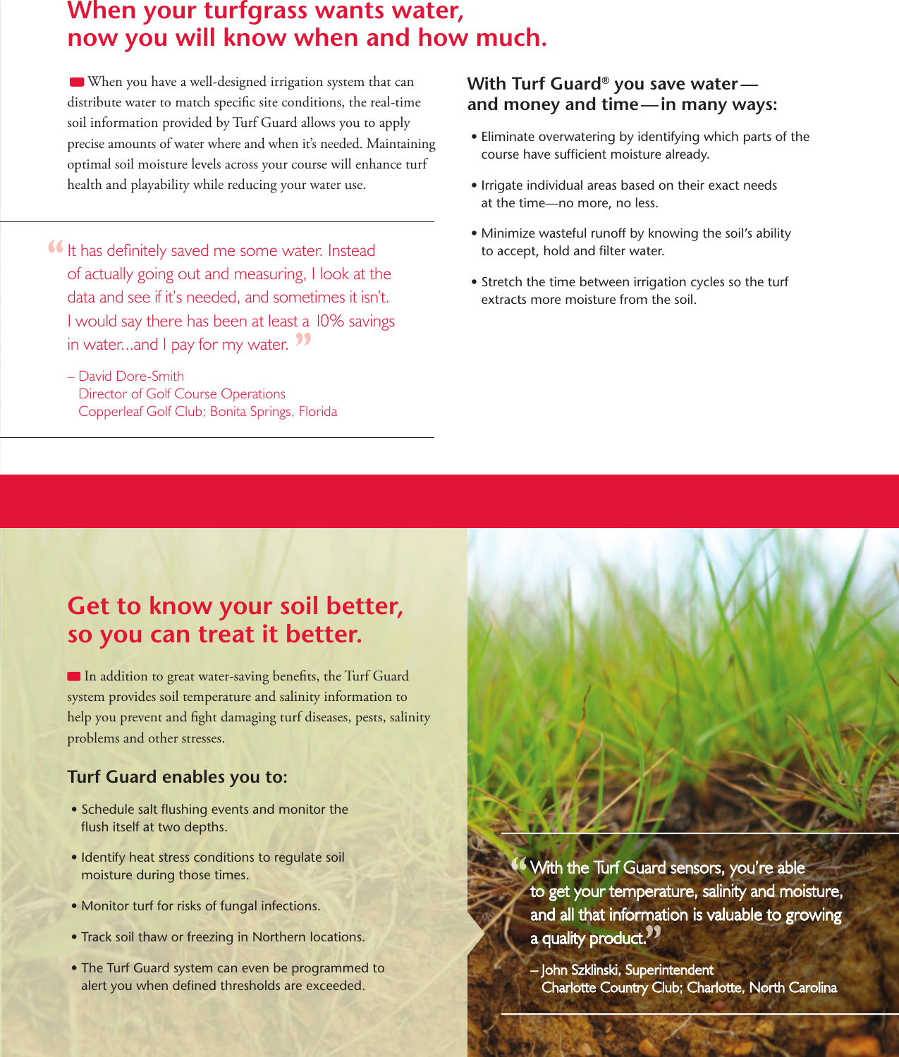 Toro Turf Guard Sensors imonials