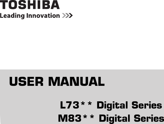 Toshiba L7363 40 Users Manual