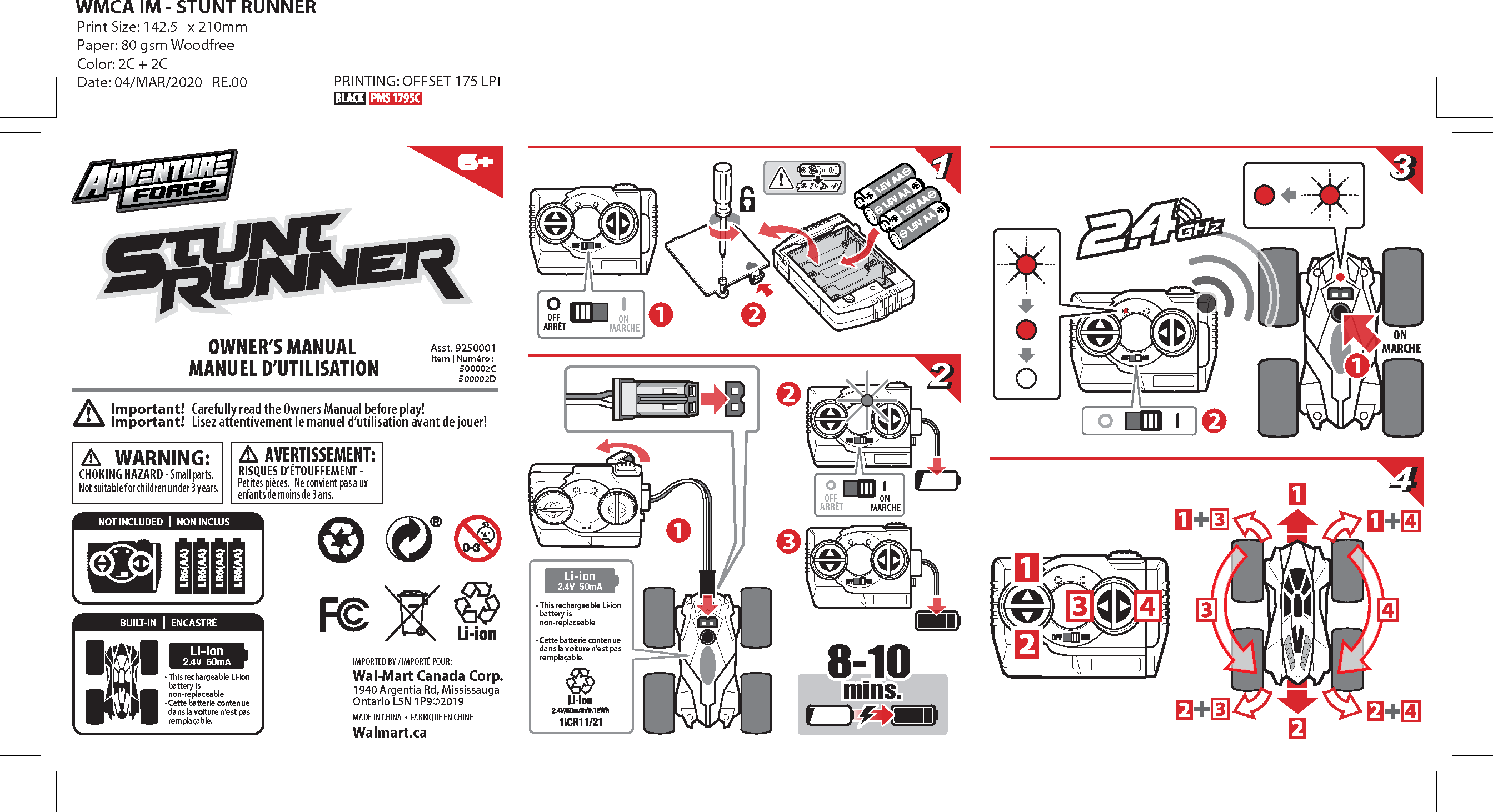Toy Shock CXT0002 Stunt Runner Discussion and FAQ WMCA Stunt Runner IM Temp