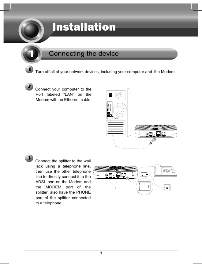 Tp Link Td 8616 V7 Quick Installation Guide